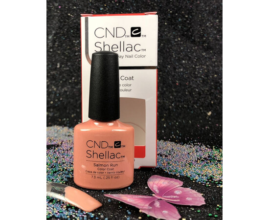 CND Shellac Salmon Run I gel-nails.com