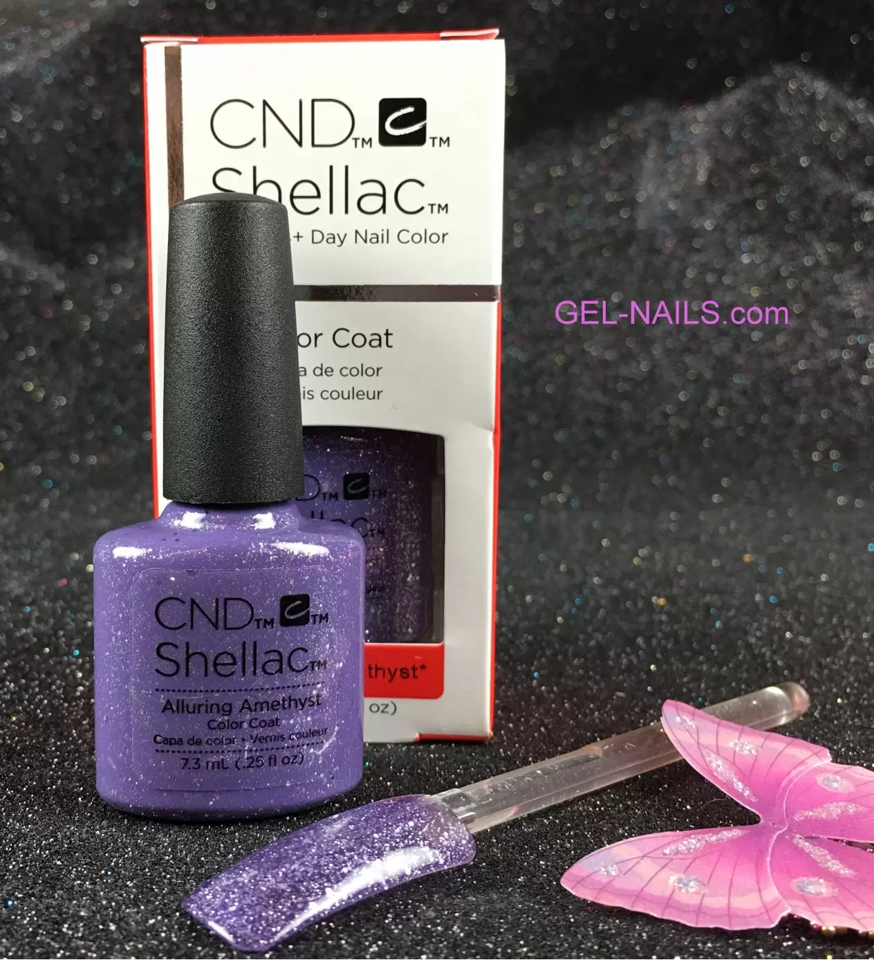 shellac purple colors