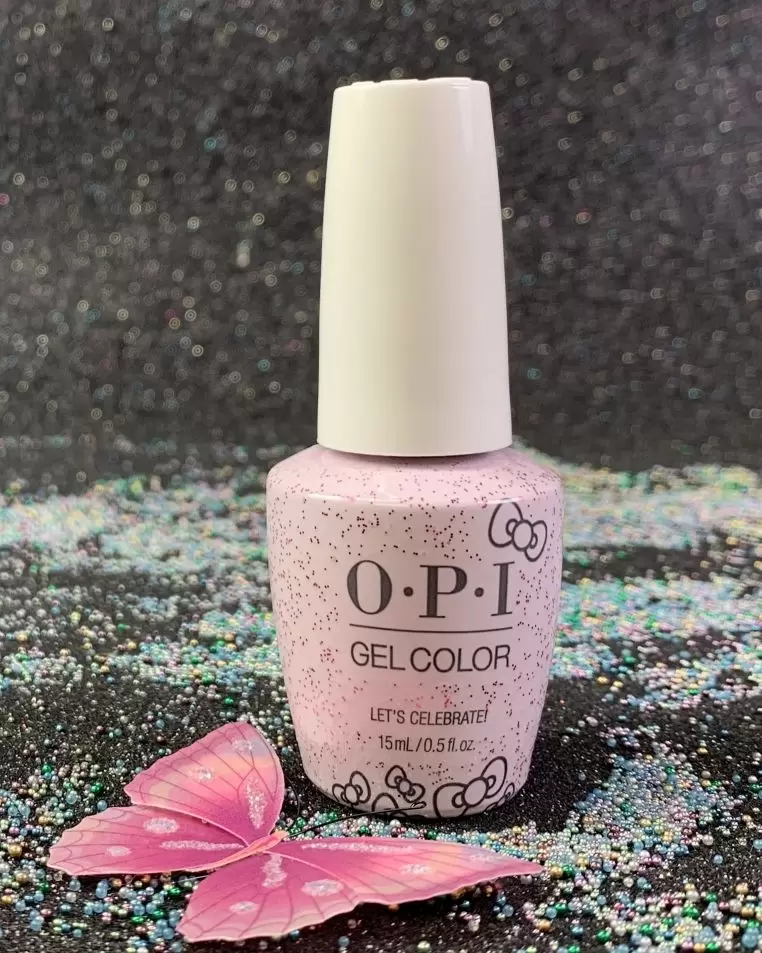 OPI Let s Celebrate GelColor HPL03 Hello Kitty 2019 Holiday Collection
